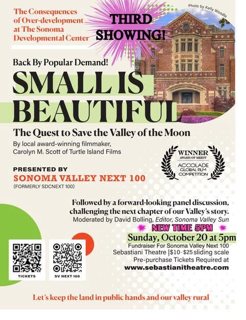 Small is Beautiful is Back - Sonoma Valley Sun