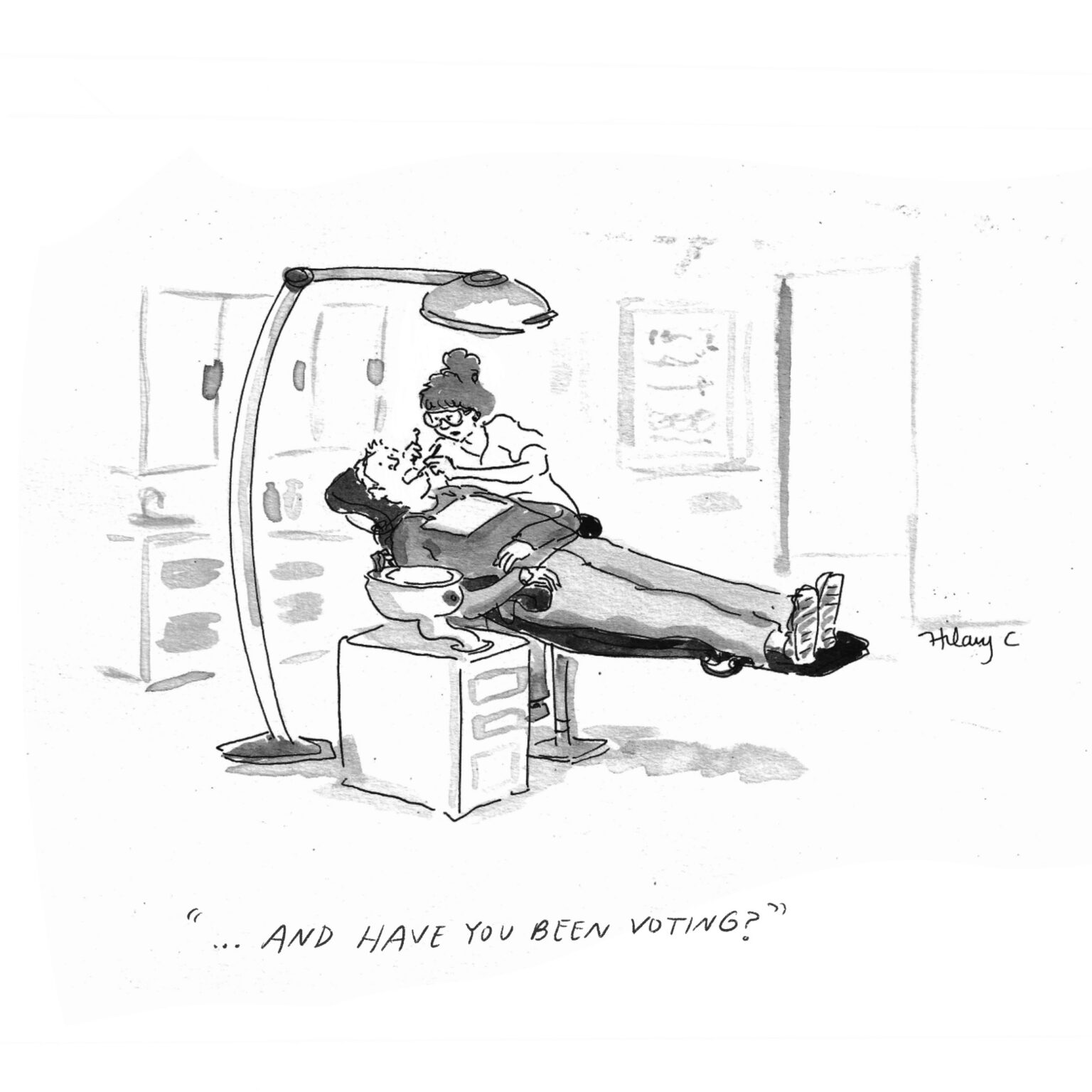 Cartoon by New Yorker Cartoonist Hilary Campbell - Sonoma Valley Sun